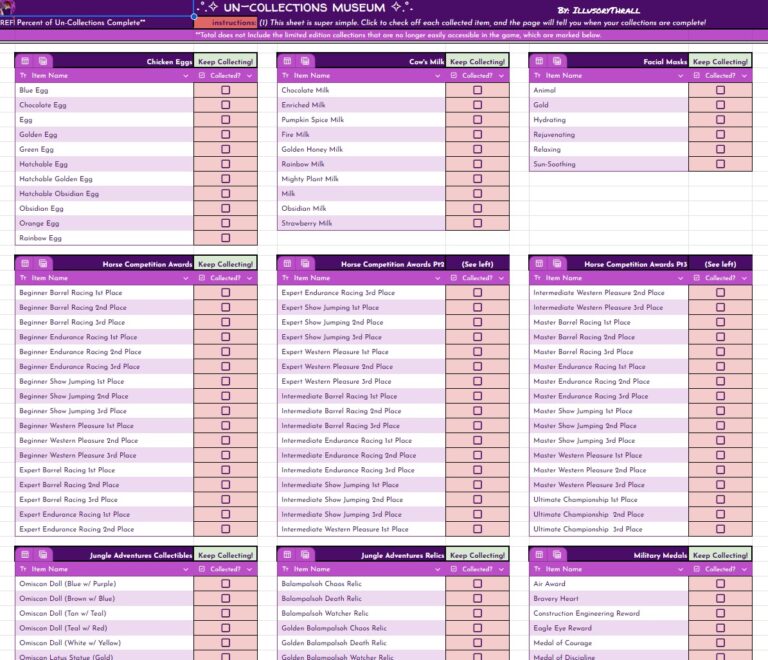 Thrall's Spreadsheets Archives - IllusoryThrall's Sims 4 Hub